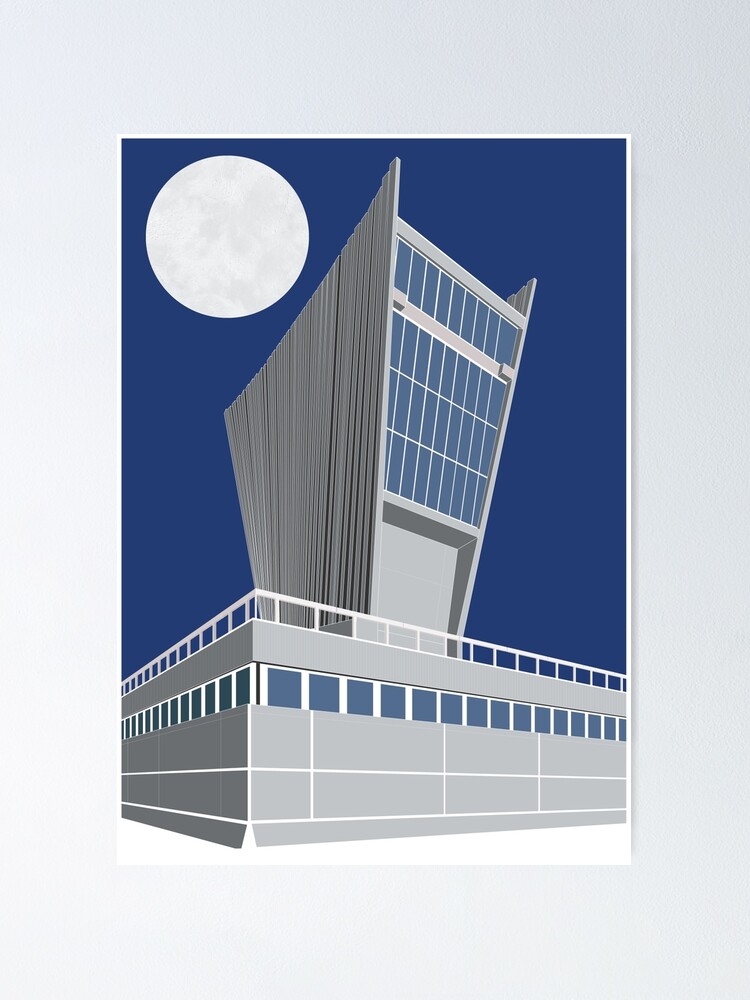 "Denys Wilkinson Building, Oxford Print, Brutalist, Brutalism ...