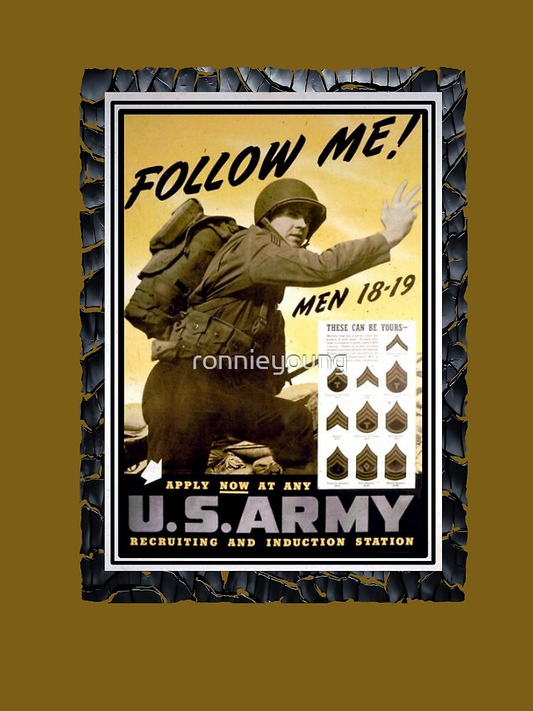 "Follow Me I am the Infantry, united states army" Poster for Sale by ...