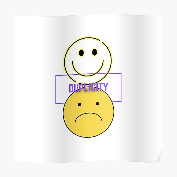 "Duplicity" Poster by MartellMerch | Redbubble
