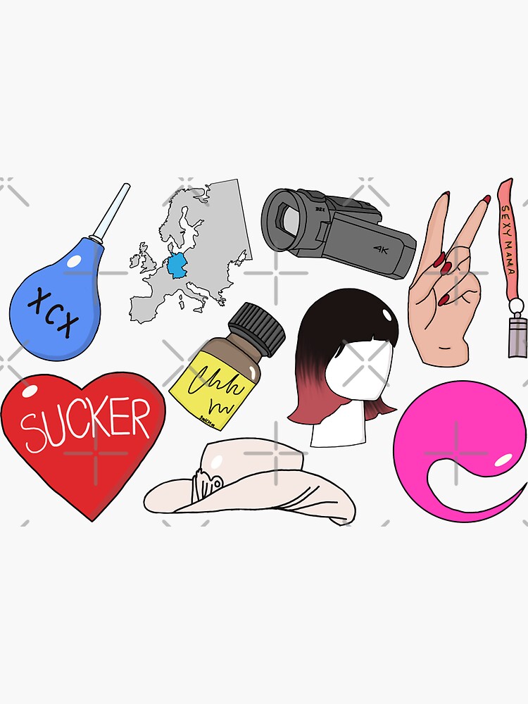"charli xcx inspired" Sticker for Sale by ramixcx | Redbubble
