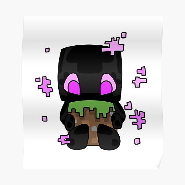 "Minecraft Enderman" Poster for Sale by SimpleArt-6580 | Redbubble