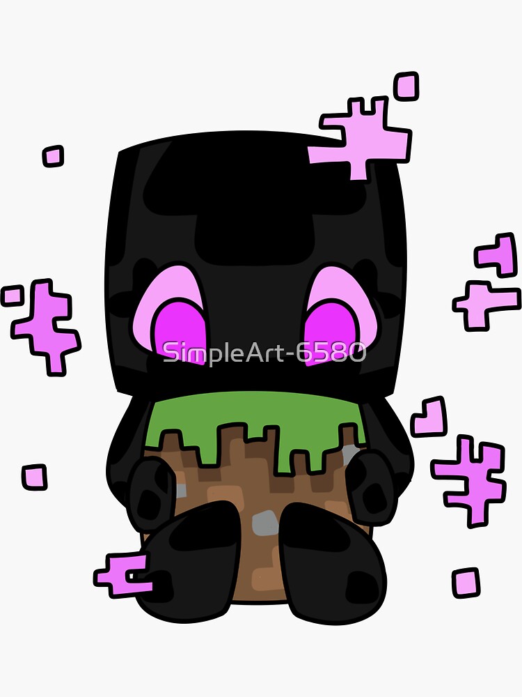 "Minecraft Enderman" Sticker for Sale by SimpleArt-6580 | Redbubble