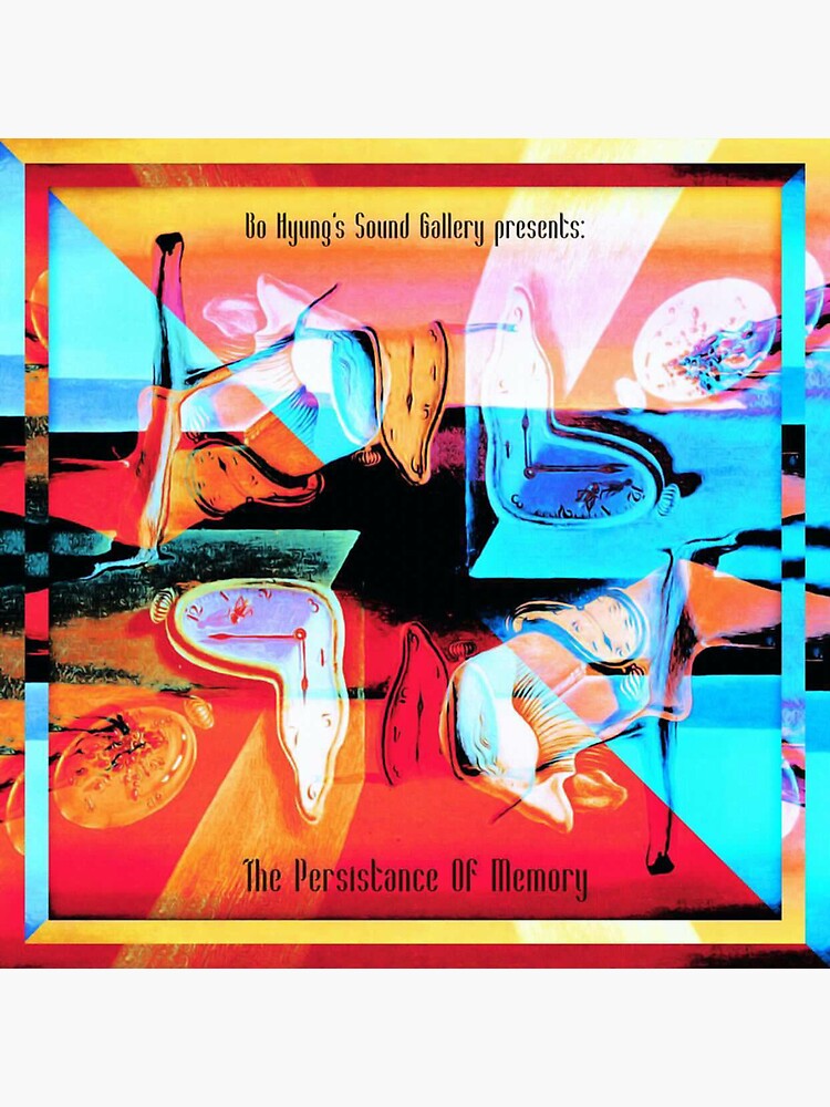 "The Persistence of Memory" Sticker for Sale by Godsviolin | Redbubble