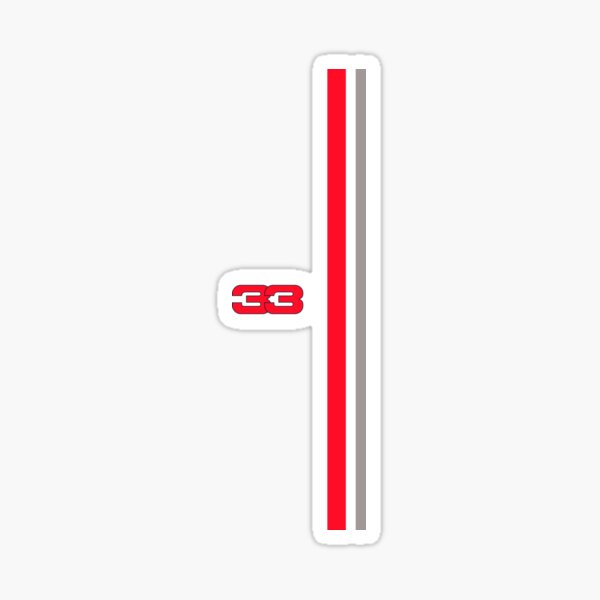 "33" Sticker by RaymondDiaz | Redbubble