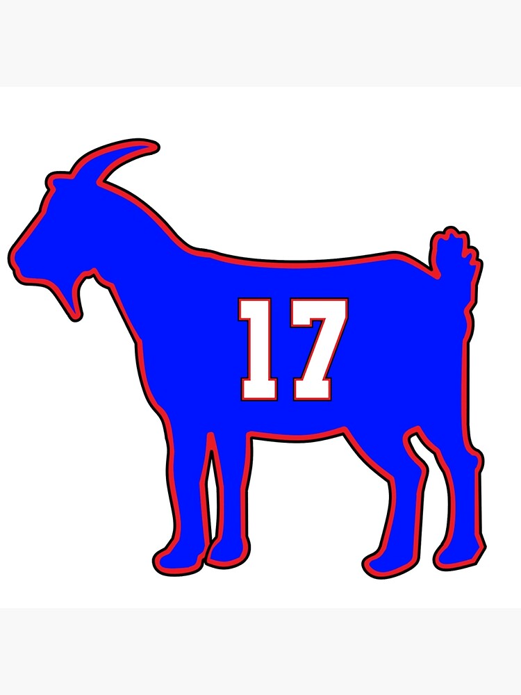 "Josh Allen Goat" Poster for Sale by BfloSportsStore | Redbubble