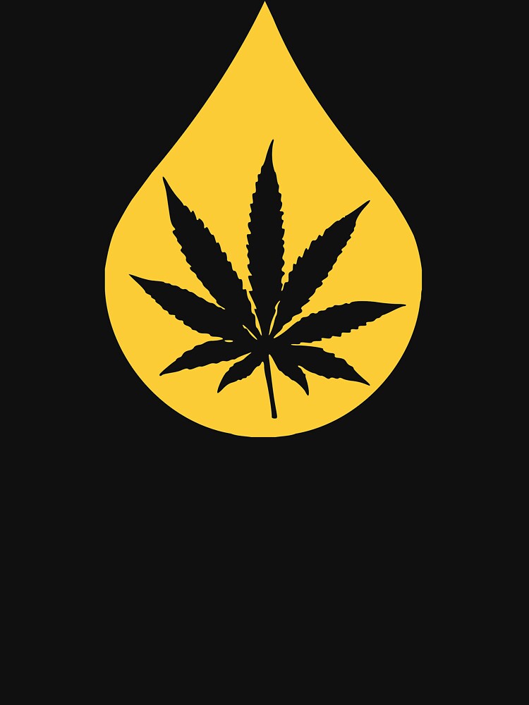 "Dab Droplet Weed Leaf" T-shirt by LaCaDesigns | Redbubble