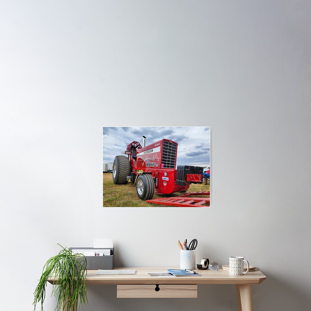 "Check'n out IH Pulling Tractor" Poster by DieselMafia | Redbubble
