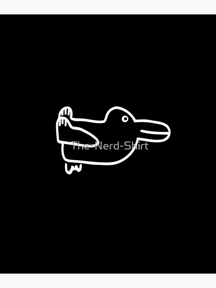 "Rabbit Duck - Optical Illusion" Poster by The-Nerd-Shirt | Redbubble