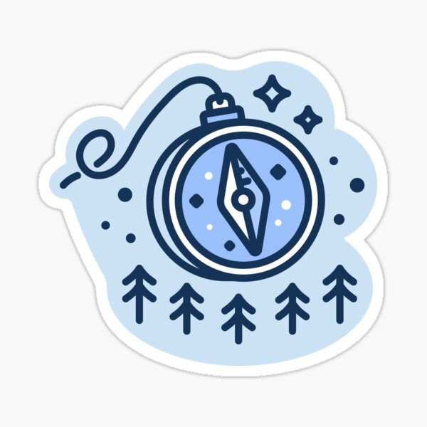 "Compass" Sticker for Sale by ebzdesigns | Redbubble