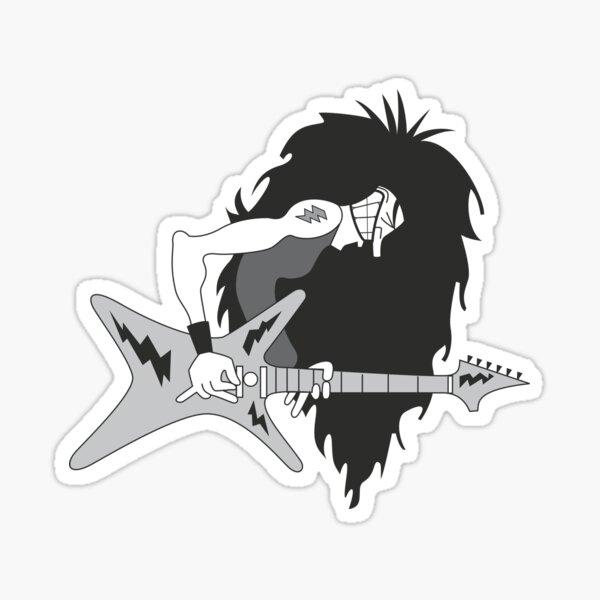 "Rock Star" Sticker for Sale by Judge-Hatchet | Redbubble