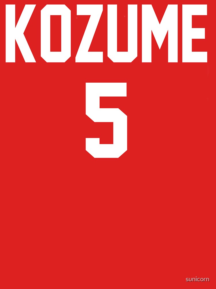 "Haikyuu!! Jersey Kenma Number 5 (Nekoma)" T-shirt for Sale by sunicorn ...