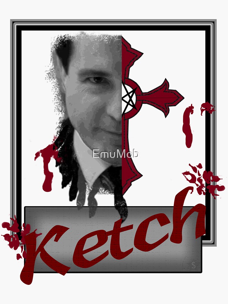 "Ketch" Sticker for Sale by EmuMob | Redbubble