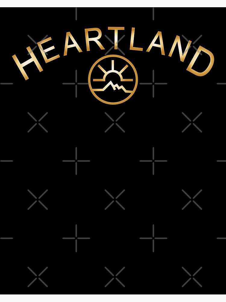 "Heartland Logo" Poster for Sale by GNBRAYIU | Redbubble