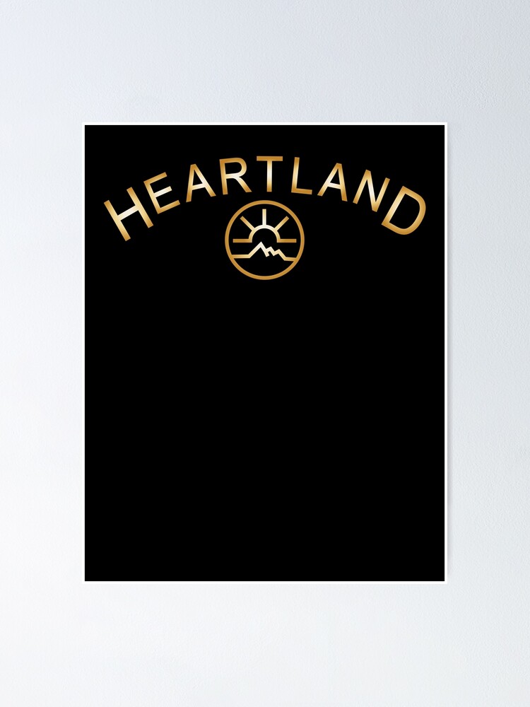 "Heartland Logo" Poster for Sale by GNBRAYIU | Redbubble