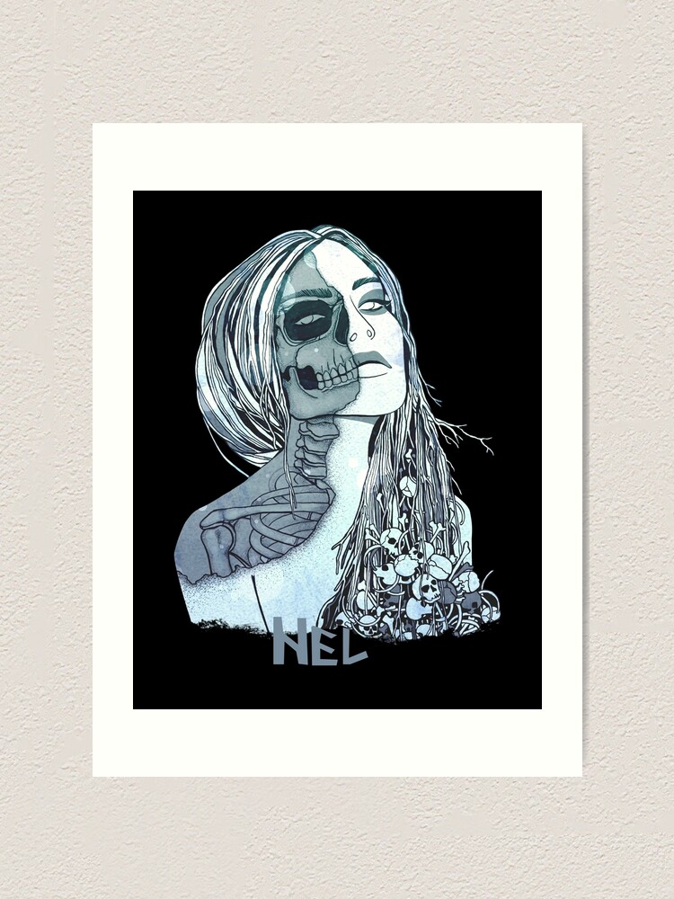 "Hel Norse Mythology Daughter Of Loki - Underworld Death Goddess Viking ...