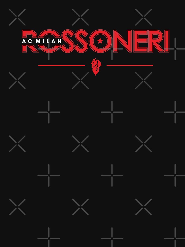 "Rossoneri - AC Milan" T-shirt for Sale by RB1899 | Redbubble | ac ...