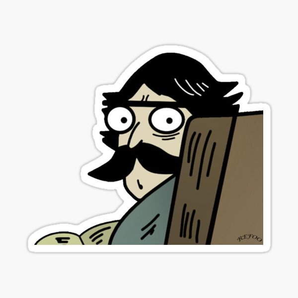 "STARE DAD" Sticker for Sale by MARSHELLO75 | Redbubble