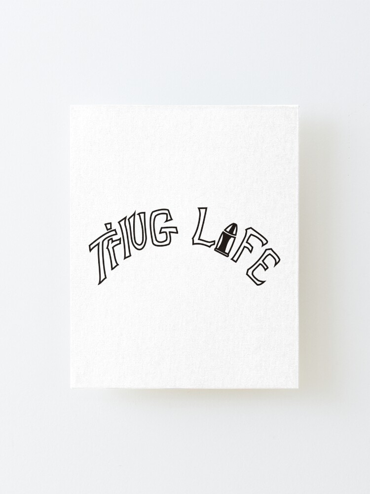 "Thug Life 2pac Tupac Shakur Tattoo" Mounted Printundefined by Rimkidd ...