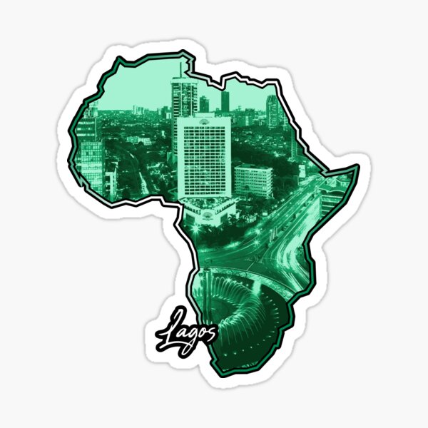"Lagos" Sticker for Sale by DesignerTravel | Redbubble
