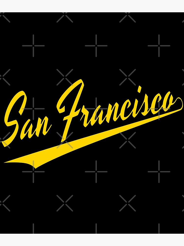 Impression photo « Écriture cursive de texte de script de San Francisco ...