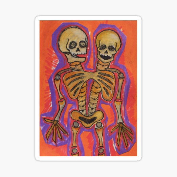 "Fused Torso Twins" Sticker for Sale by caitharland | Redbubble
