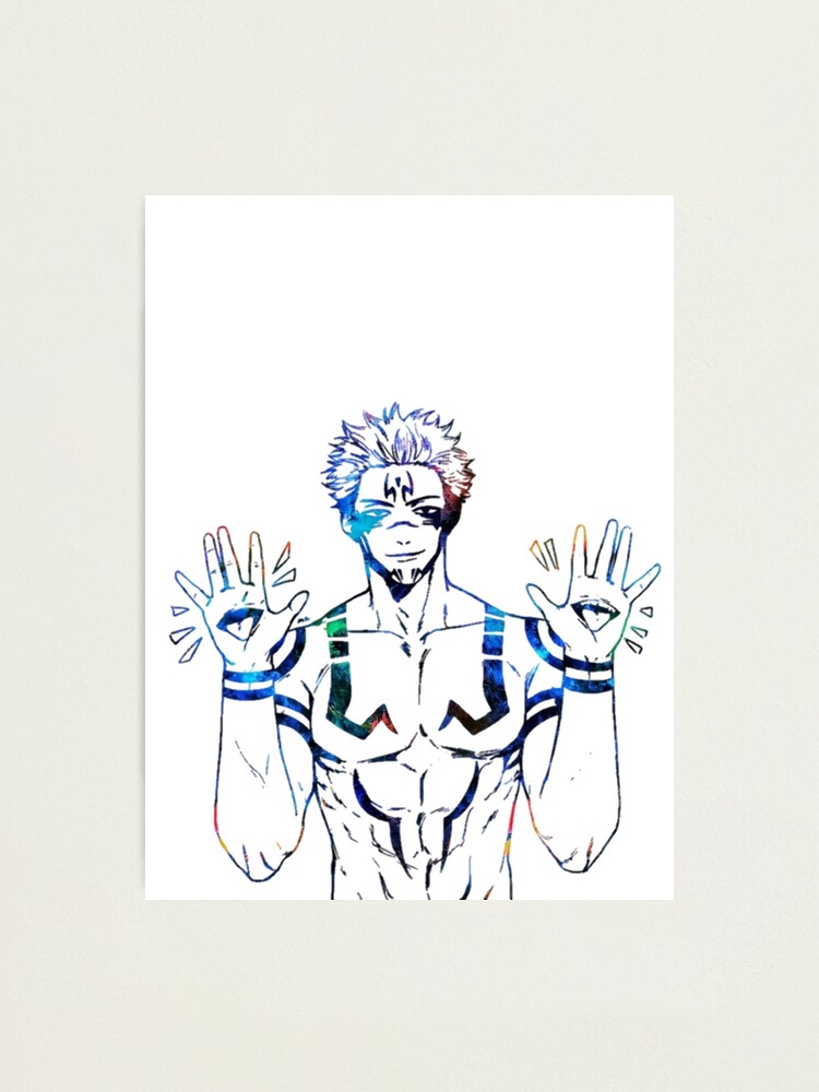 "Satoru Gojo Jujutsu kaisen line art" Photographic Print by Manzs ...