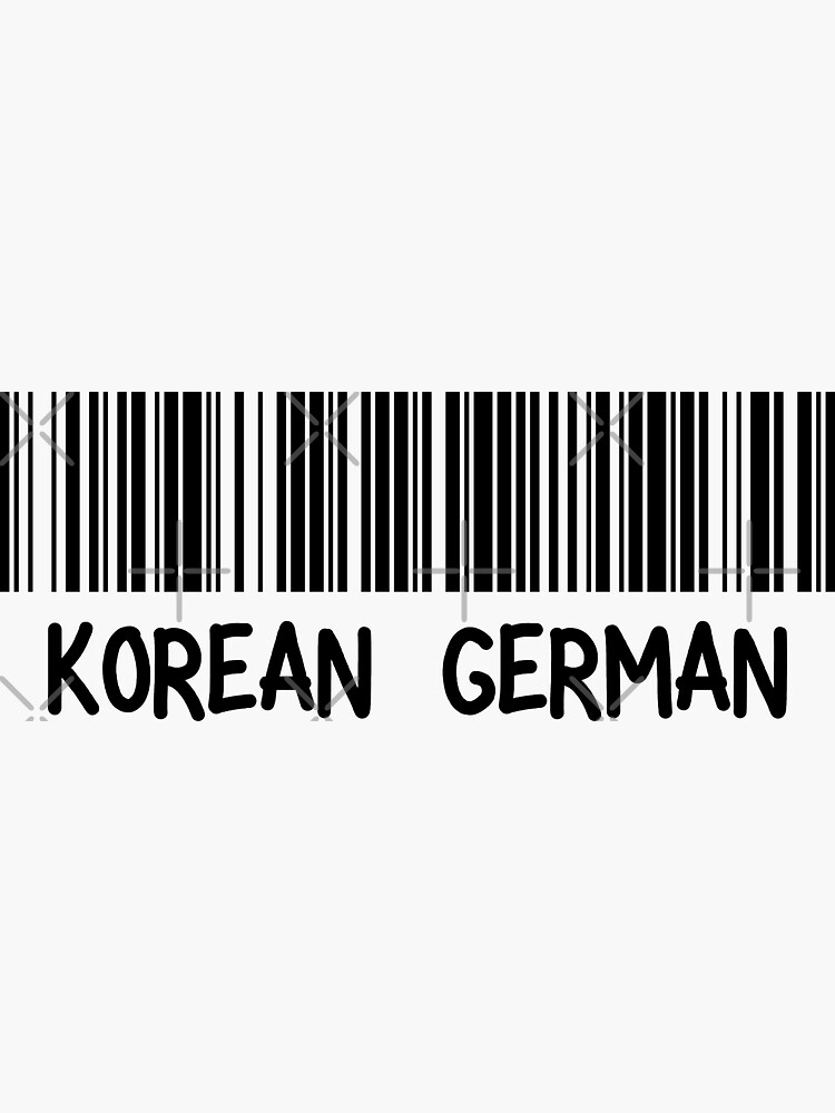 "Korean German - Korea, Germany" Sticker for Sale by theKoreanRage ...