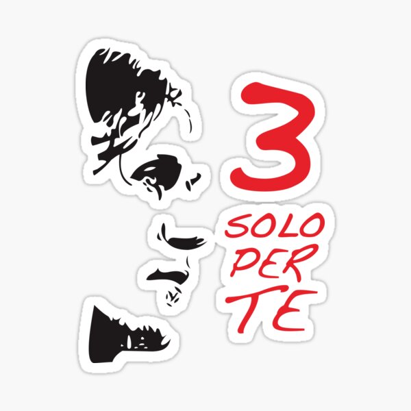 "Solo Per Te - Paolo Maldini" Sticker for Sale by RB1899 | Redbubble