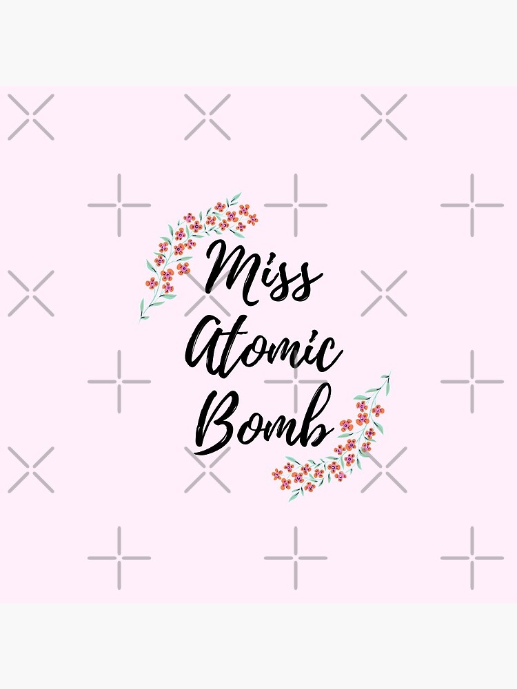 Miss Atomic Bomb The Killers Lyrics Pin Button sold by Devendra Yadav ...