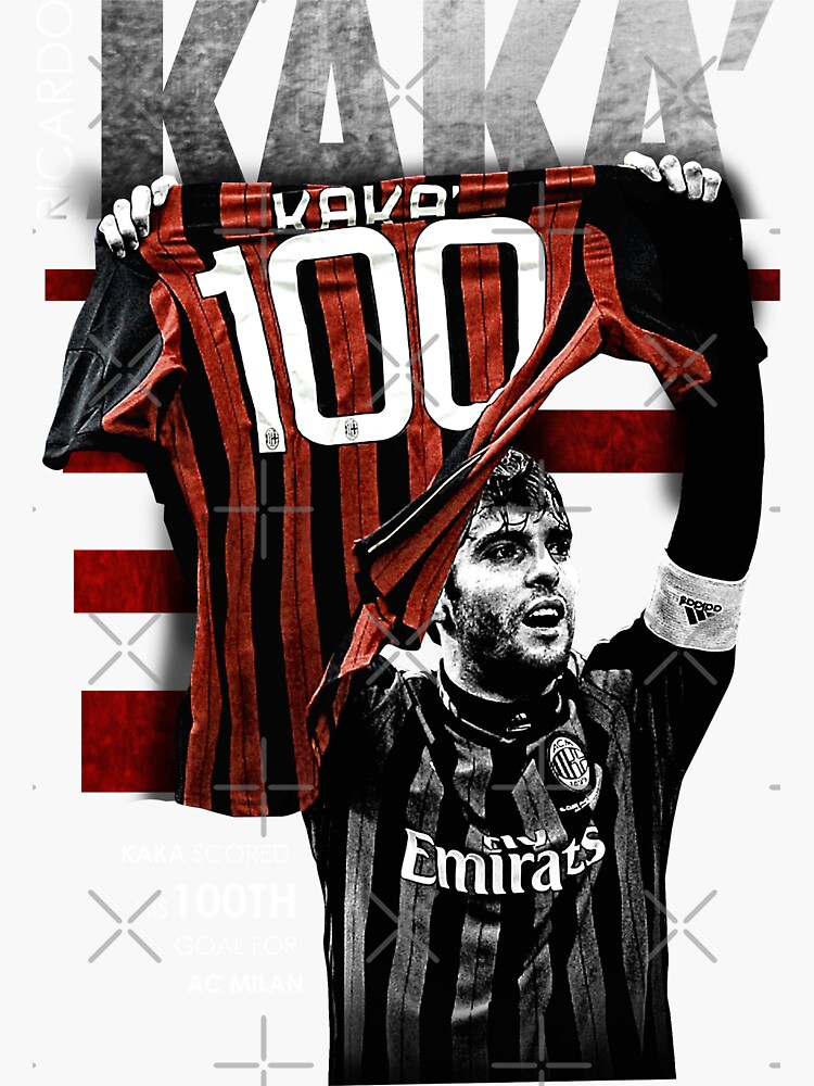 "KAKA 100 Goal - AC Milan" Sticker for Sale by RB1899 | Redbubble