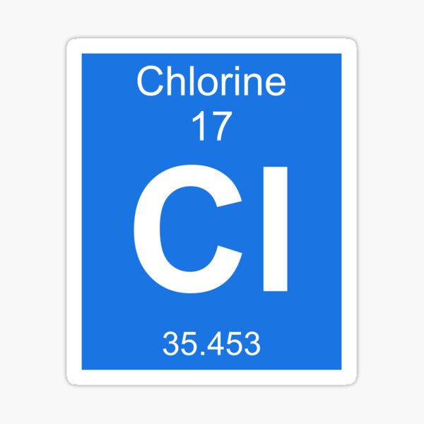 "Chlorine chemical element periodic table Funny Comical Chemistry ...