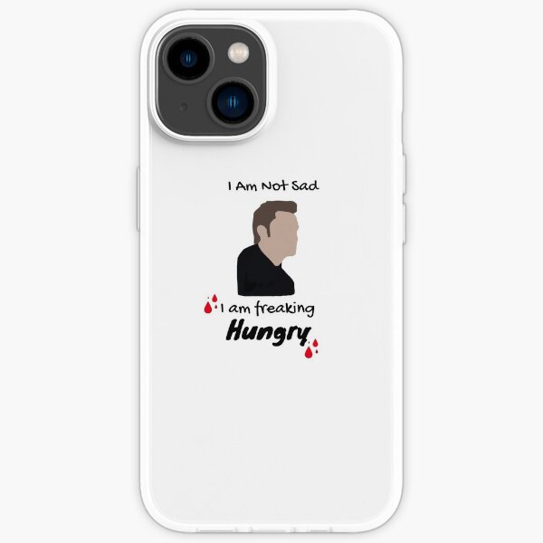 "I am not sad I am freaking hungry - stefan salvatore quote" iPhone ...