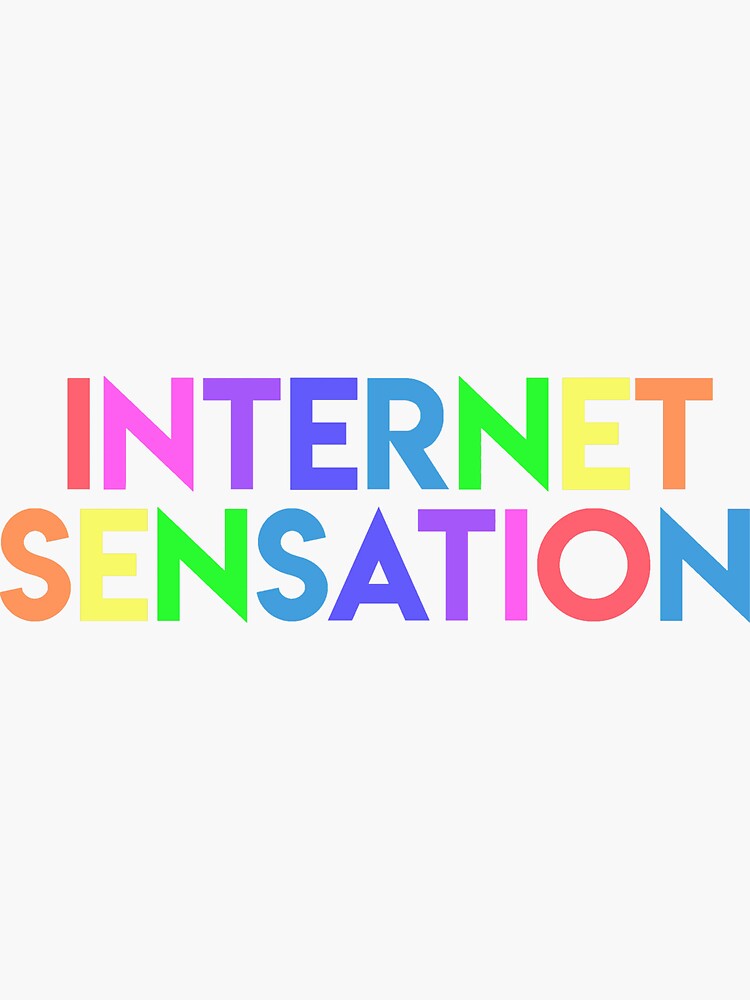 "internet sensation merch" Sticker by DaiNhat | Redbubble