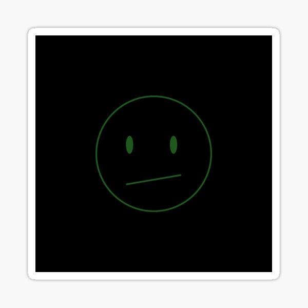 "Mehhh" Sticker by TheBasic3000 | Redbubble