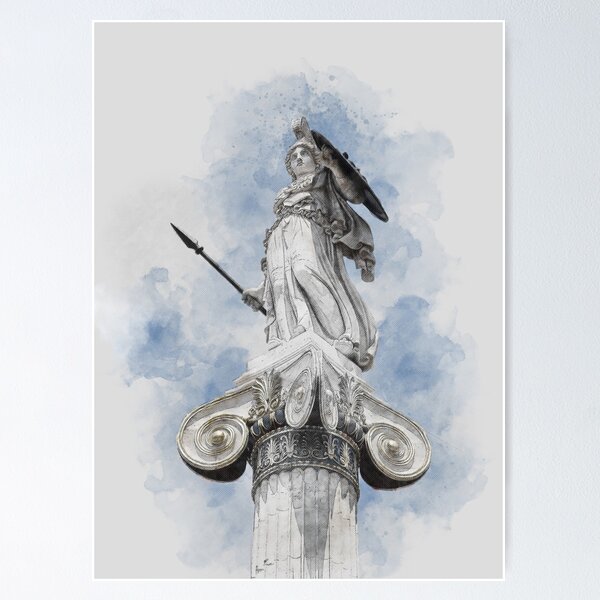 "Classic greek statue Athena" Poster for Sale by elgreko | Redbubble