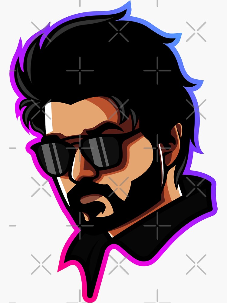 "Master Vijay" Sticker for Sale by V | Redbubble