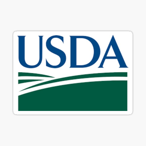"usda United States Department Of Agriculture" Sticker for Sale by ...