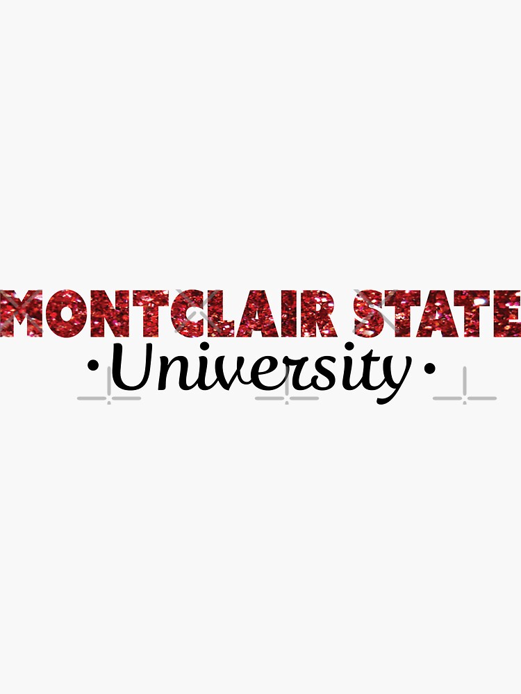 "Montclair State University Glitter" Sticker for Sale by jennaannx11 ...