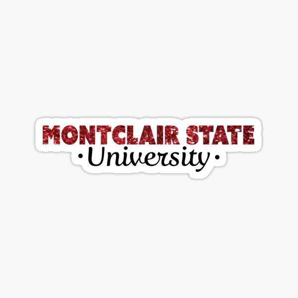 "Montclair State University Glitter" Sticker for Sale by jennaannx11 ...