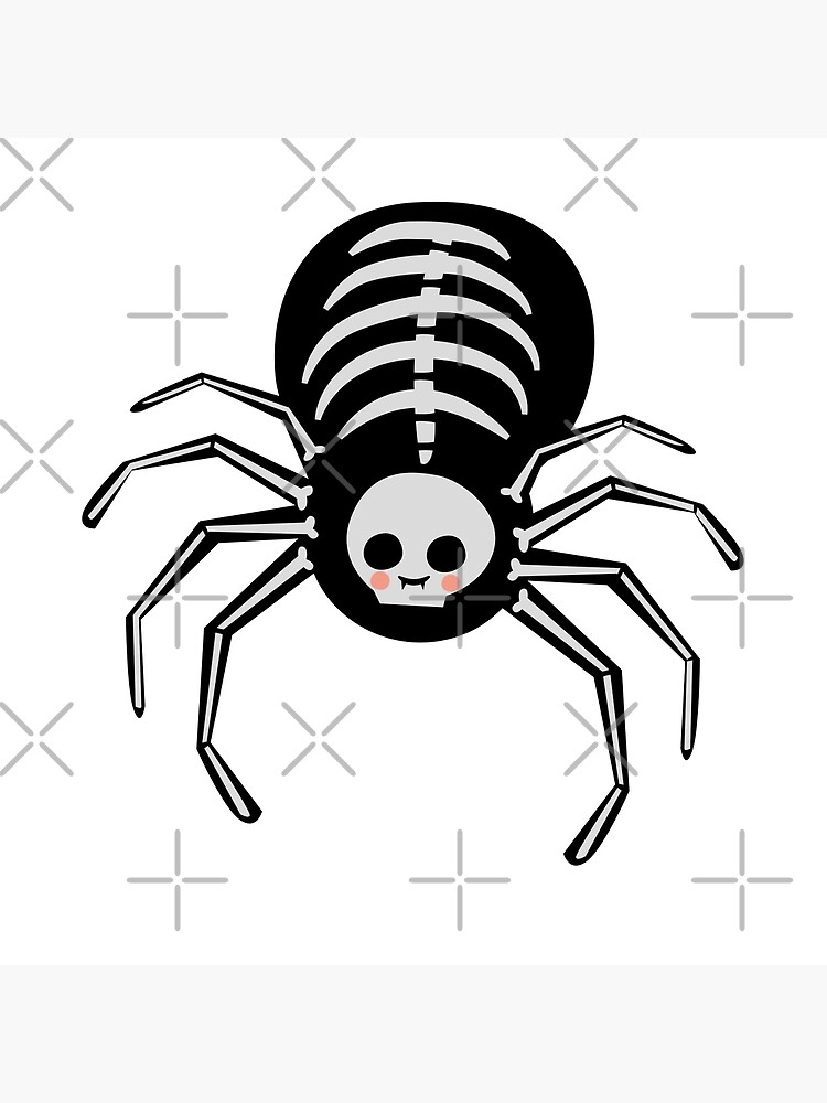"cute skelanimal spider" Art Board Print for Sale by GwenDeer | Redbubble