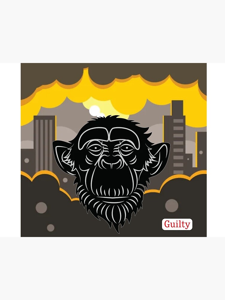 "Atomic monkey" Poster for Sale by Guiltyirving76 | Redbubble