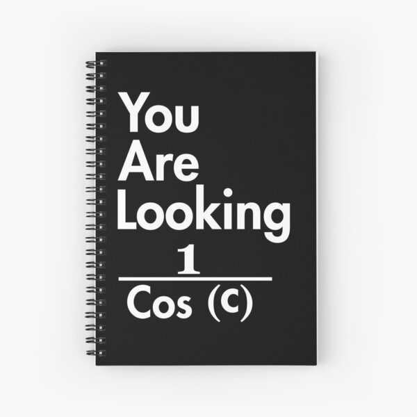 "trigonometry meme" Spiral Notebook by Rdebnath | Redbubble