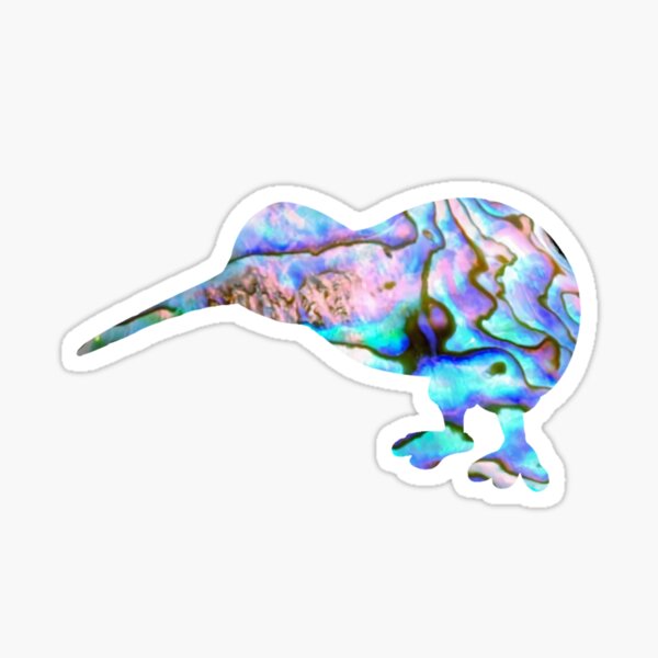 "New zealand paua kiwi" Sticker for Sale by neuronic | Redbubble