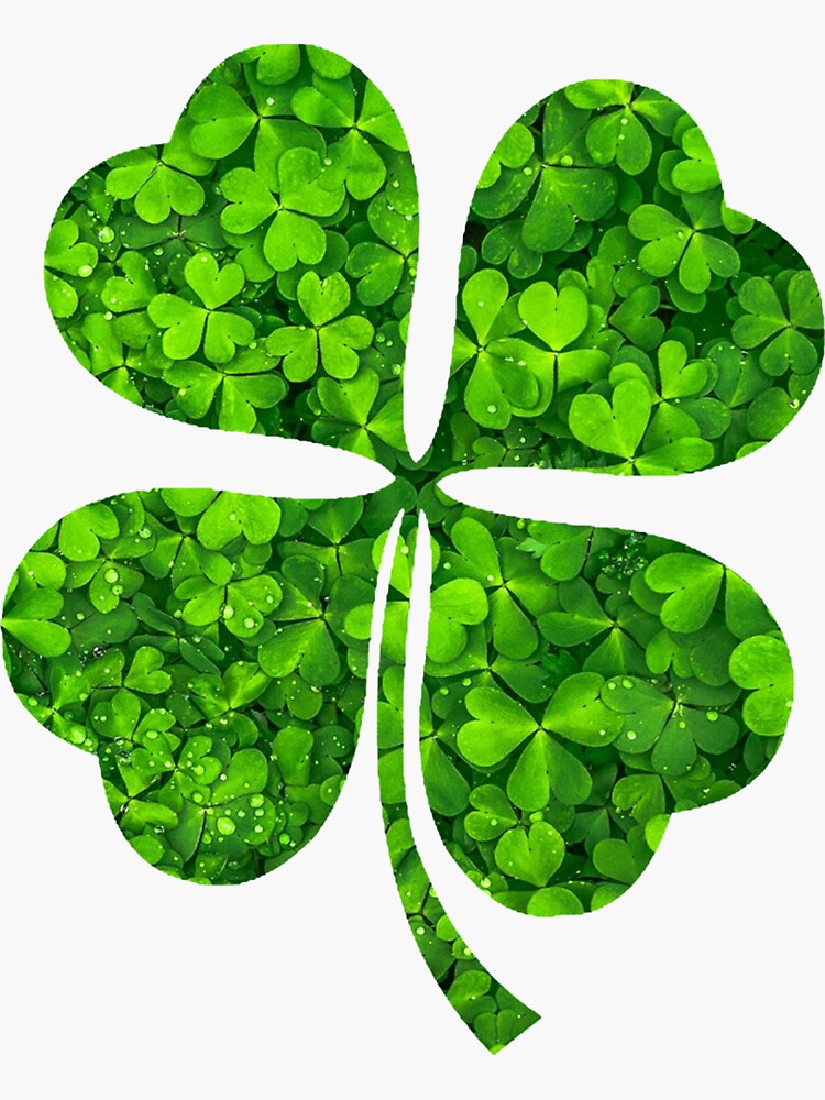 "Clover leaf" Sticker by DarkArtStudio | Redbubble