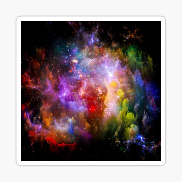 " Blacklight | Colorful | Trippy Neon | Fluorescent " Sticker for Sale ...