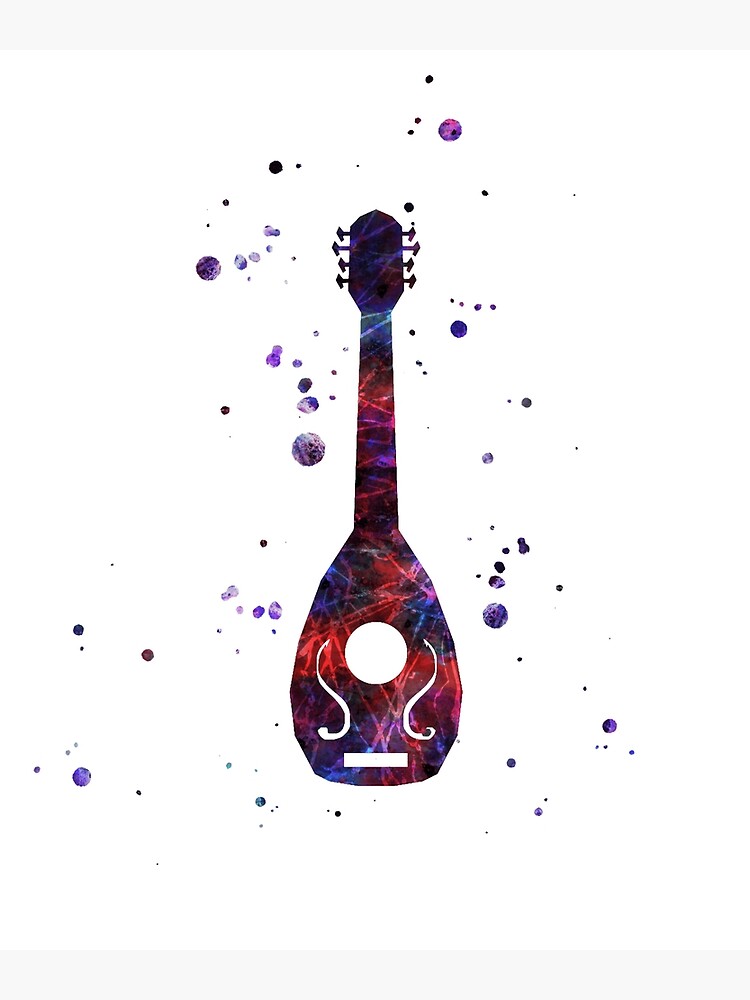 "Dungeons and Dragons DND Bard Symbol Watercolor " Photographic Print ...