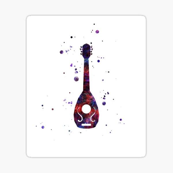 "Dungeons and Dragons DND Bard Symbol Watercolor " Sticker by Splash ...