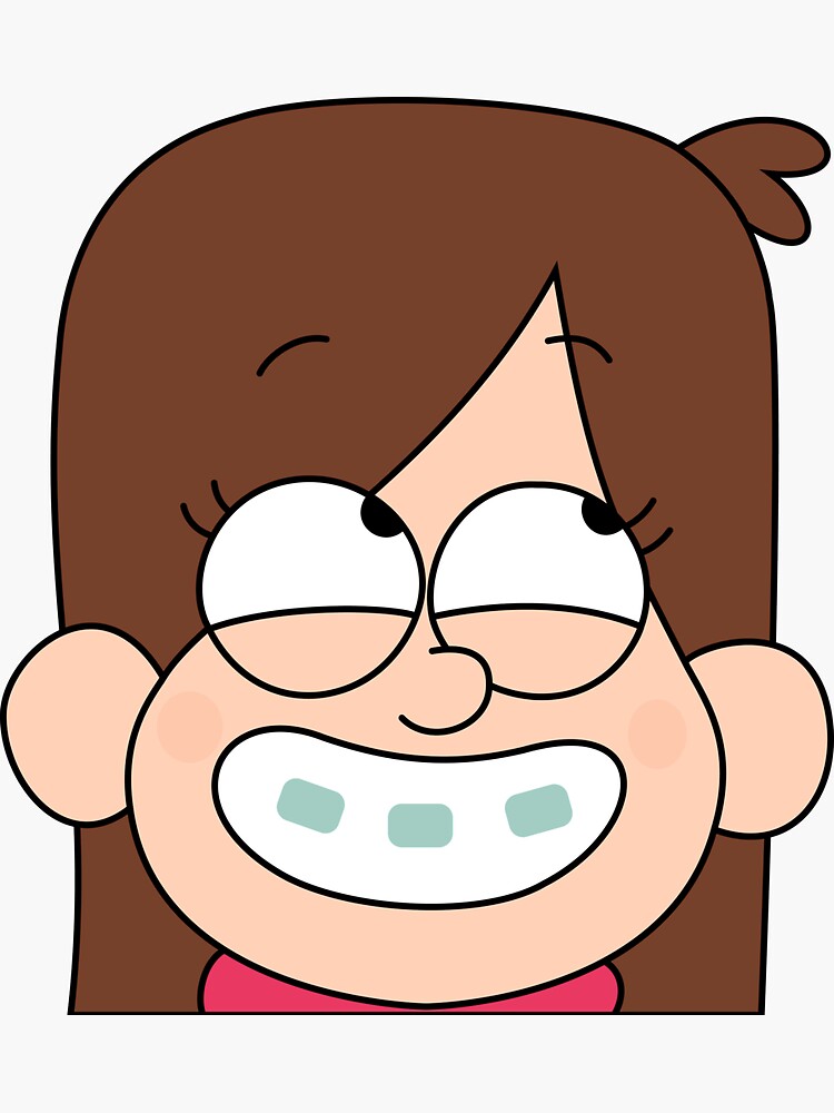 "Mad Mabel Face" Sticker by MabelFan16 | Redbubble