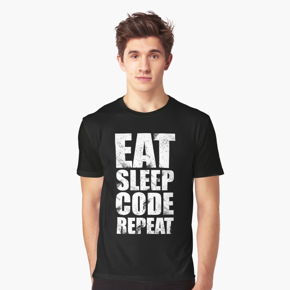 Eat Sleep Code Repeat Software Engineerprogrammerapp Developer Essential T Shirt For Sale