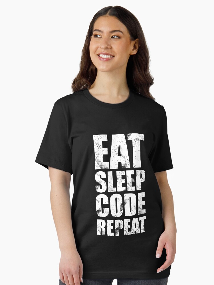 "Eat Sleep Code Repeat (Software Engineer/Programmer/App Developer)" Essential T-Shirt for Sale ...